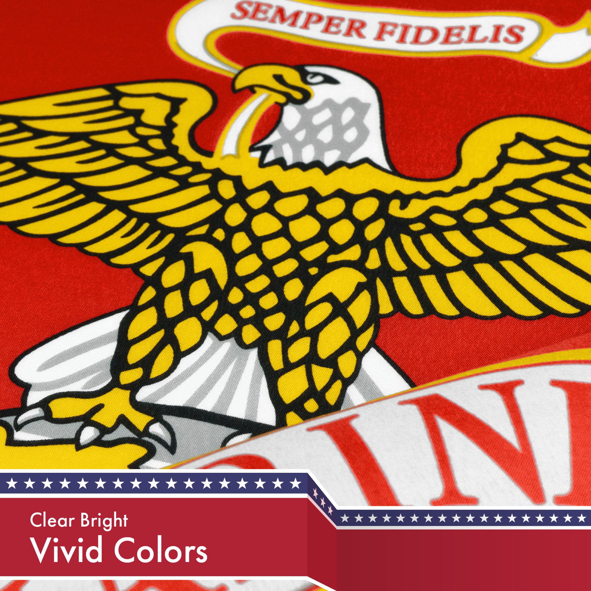 USMC (US Marine Corps) Flag 150D Printed Polyester 3x5 Ft — G128store.com