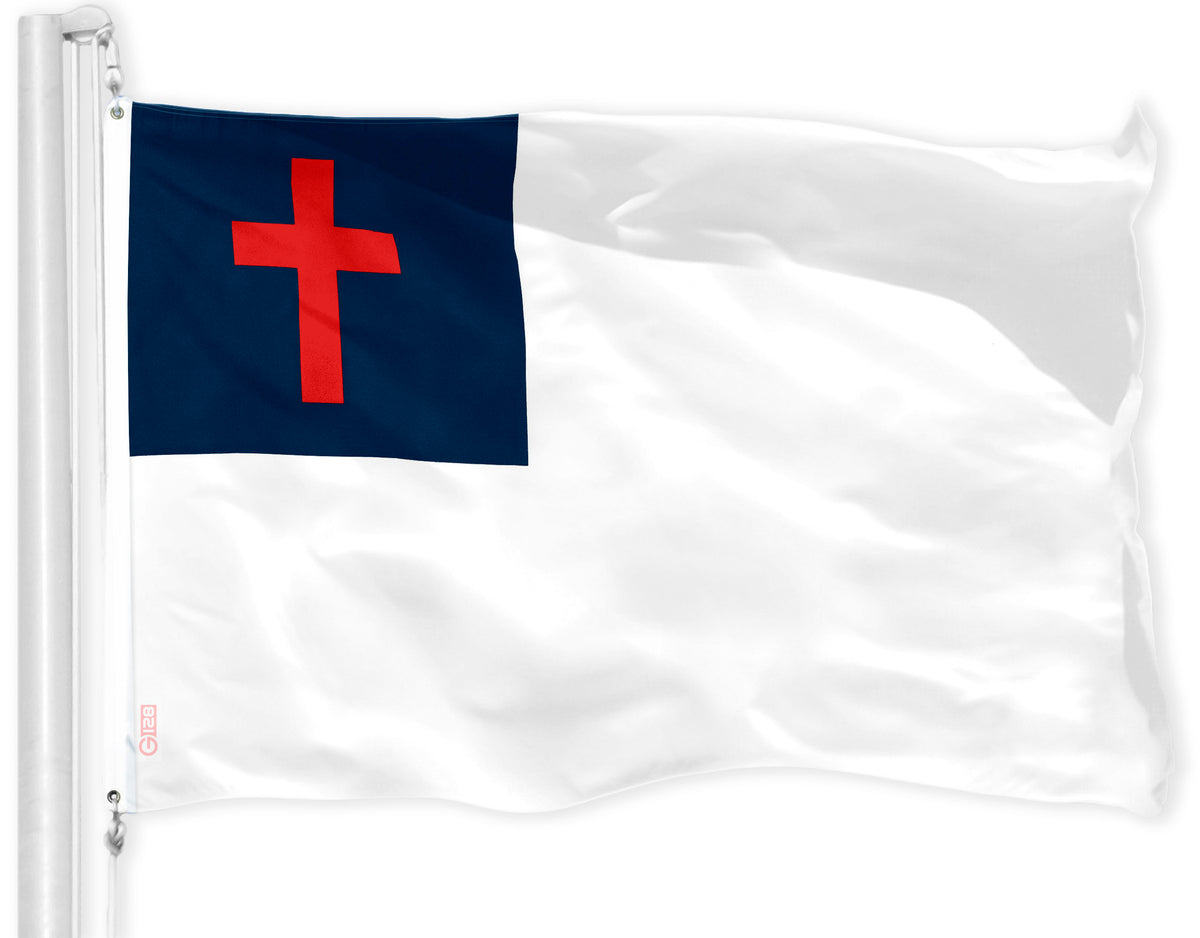 Christian Religious Cross Flag 150D Printed Polyester 3x5 Ft ...