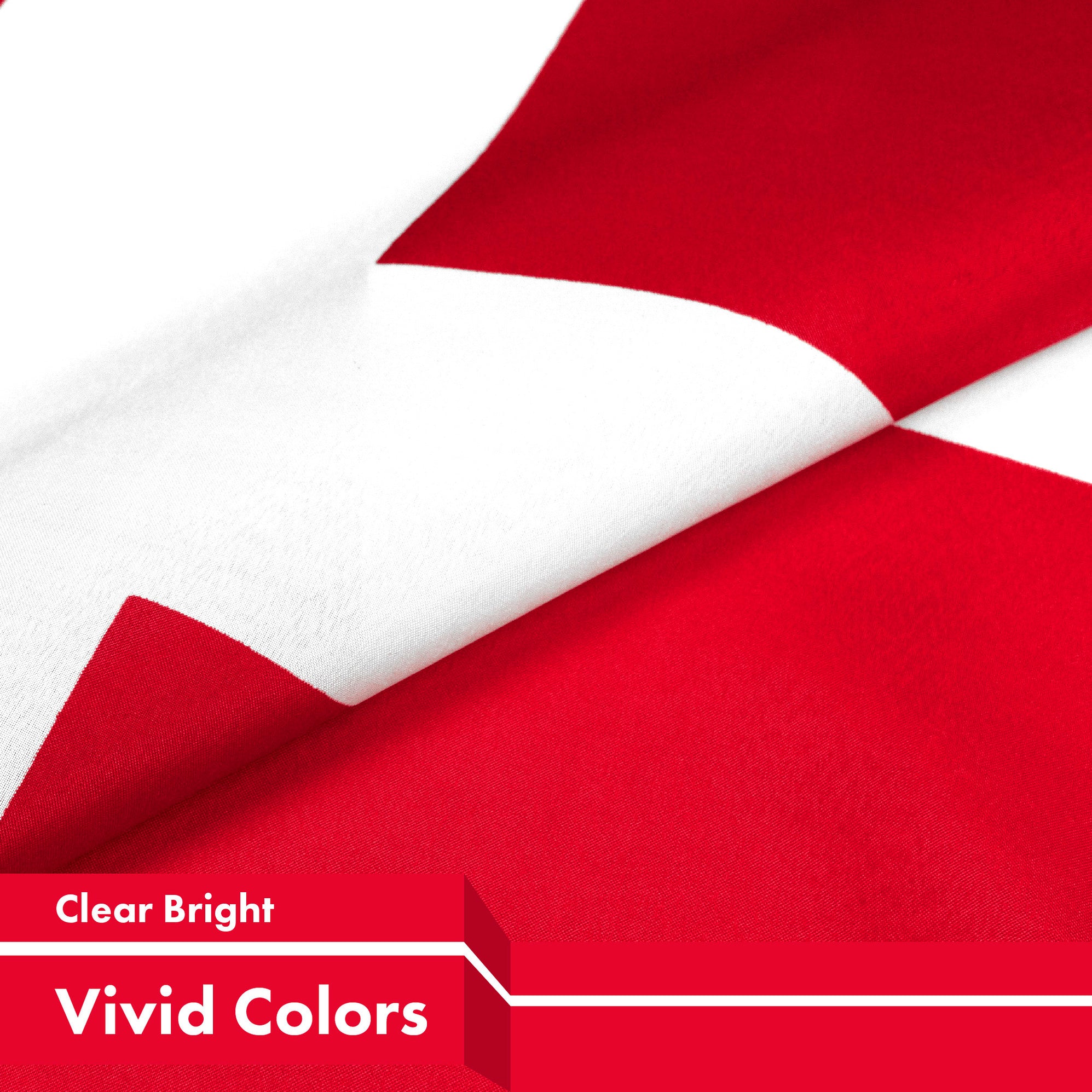 Denmark (Danish) Flag 150D Printed Polyester 3x5 Ft — G128store.com