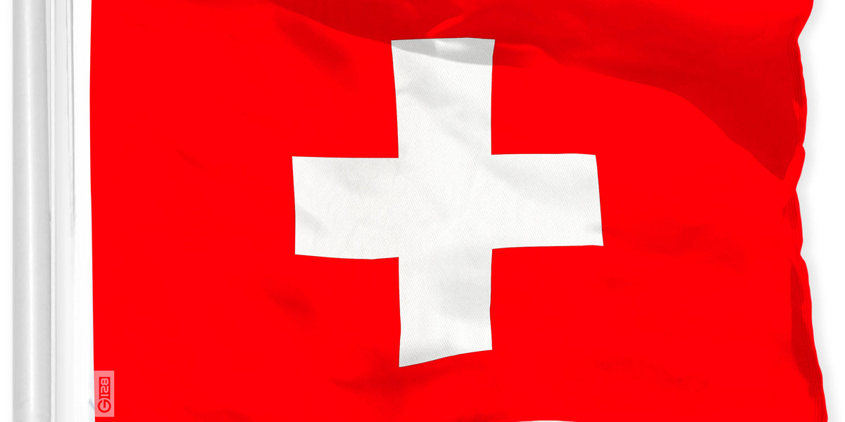 Switzerland (Swiss) Flag 150D Printed Polyester 3x5 Ft — G128store.com