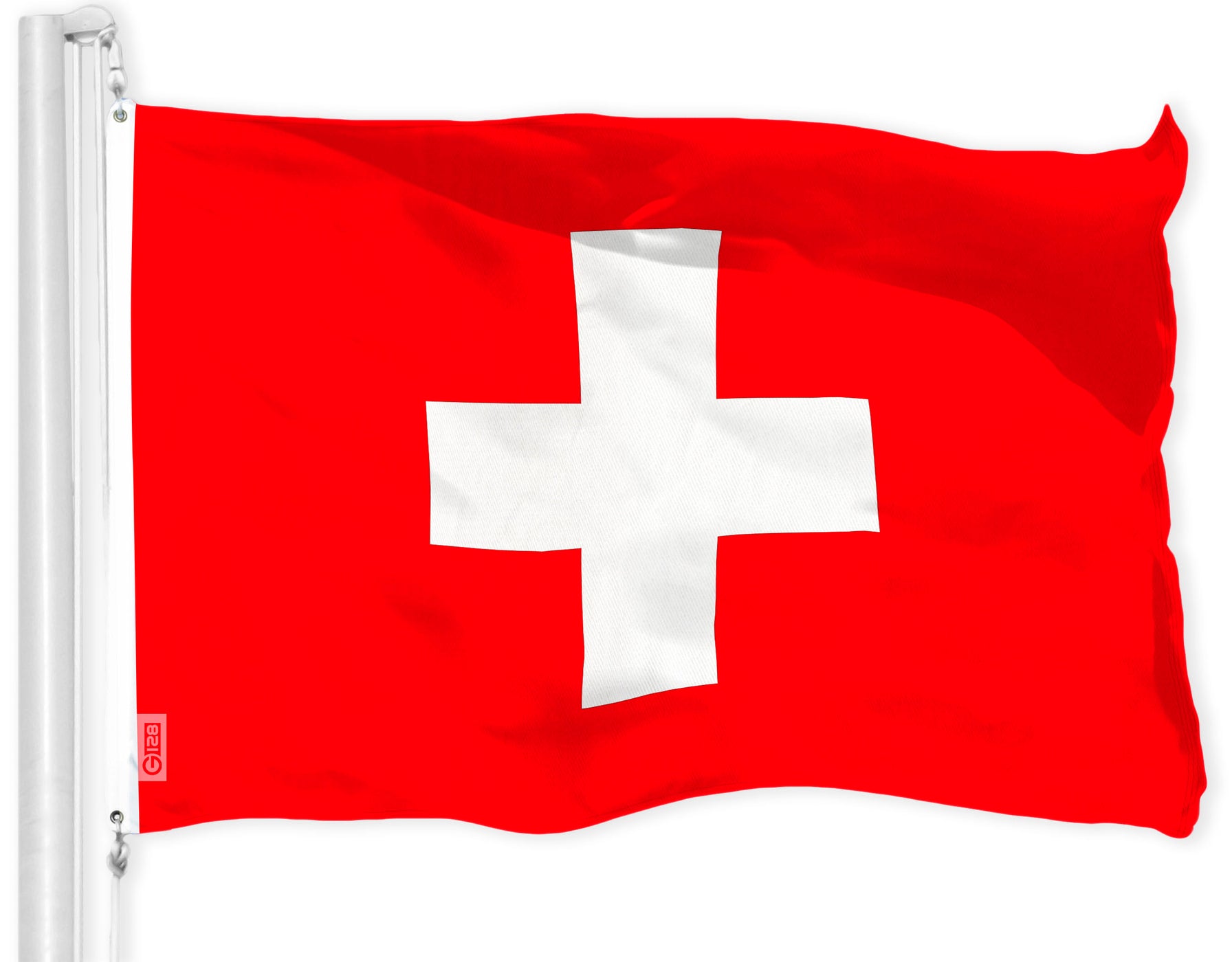 Switzerland (Swiss) Flag 150D Printed Polyester 3x5 Ft — G128store.com