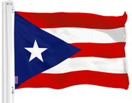 Puerto Rico (Puerto Rican) Flag 150D Printed Polyester 3x5 Ft ...