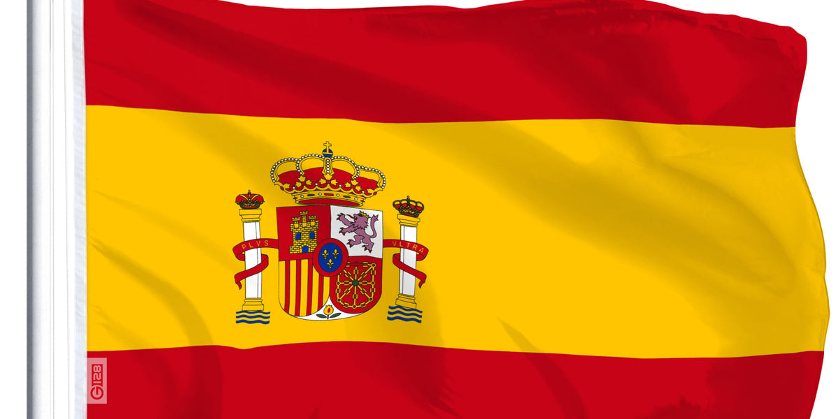 Spain (Spanish) Flag 75D Printed Polyester 3x5 Ft — G128store.com