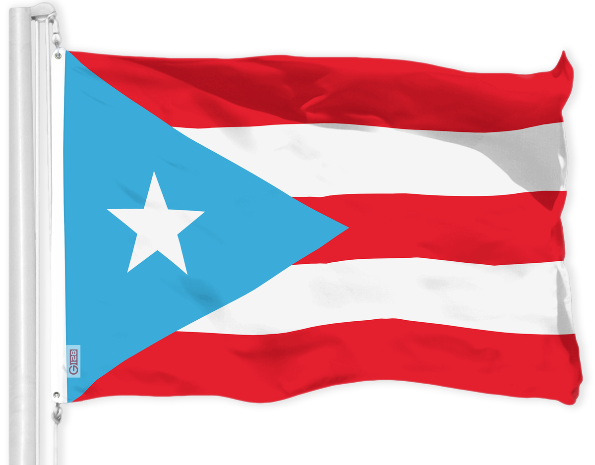 G128 Puerto Rico Light Blue Puerto Rican PR Flag | 3x5 Ft | LiteWeave ...