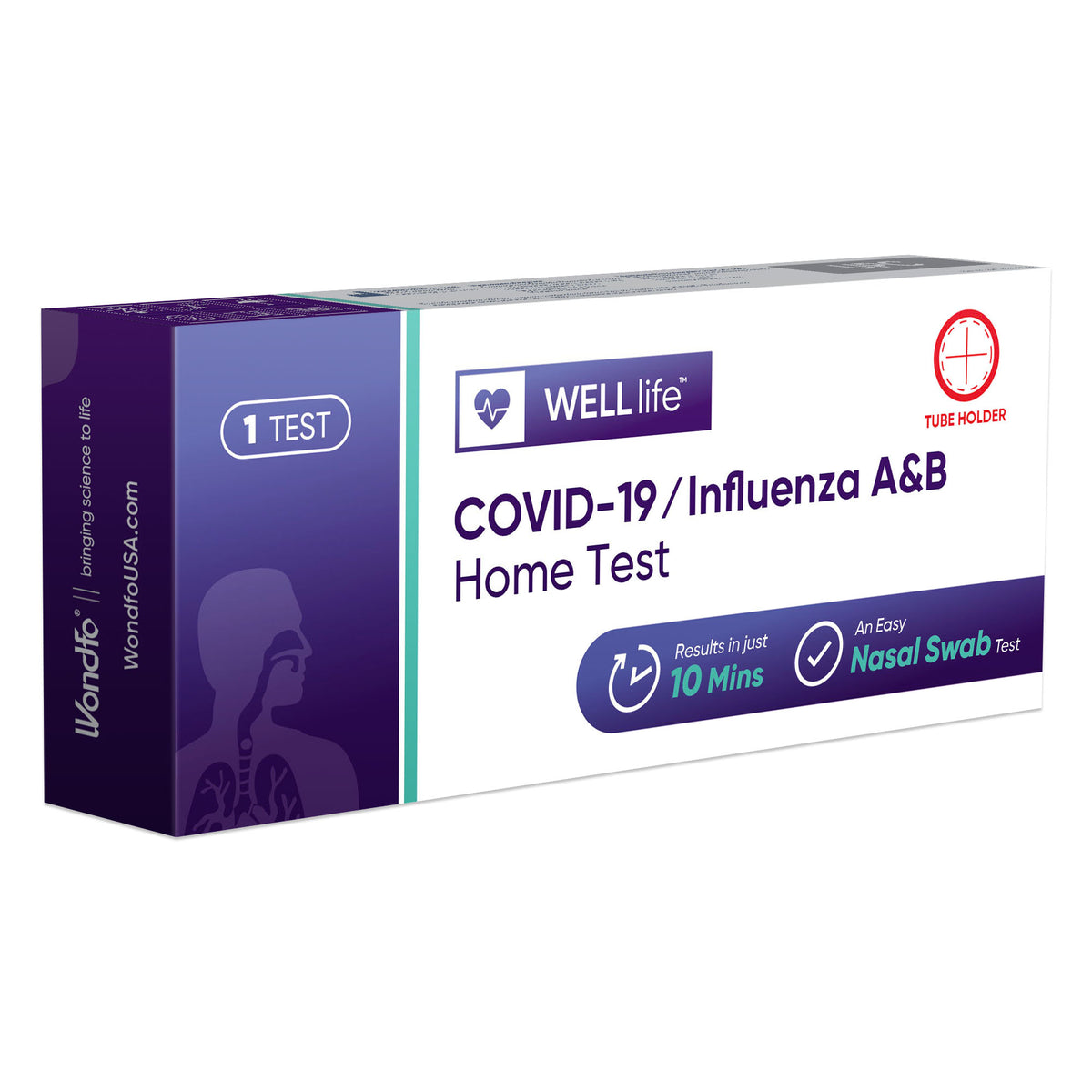 1 Pack - WELLlife COVID-19/Influenza A&B at Home Self Test | FDA Autho ...