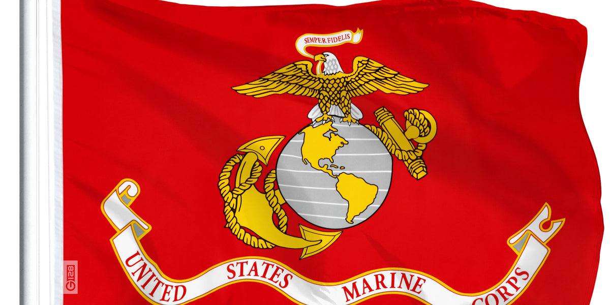 USMC (US Marine Corps) Flag 75D Printed Polyester 3x5 Ft — G128store.com