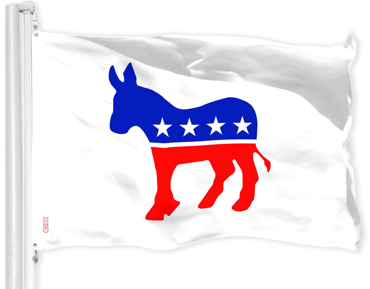 G128 Democratic Party Flag 3x5FT 150D Printed (1 Pack) — G128store.com